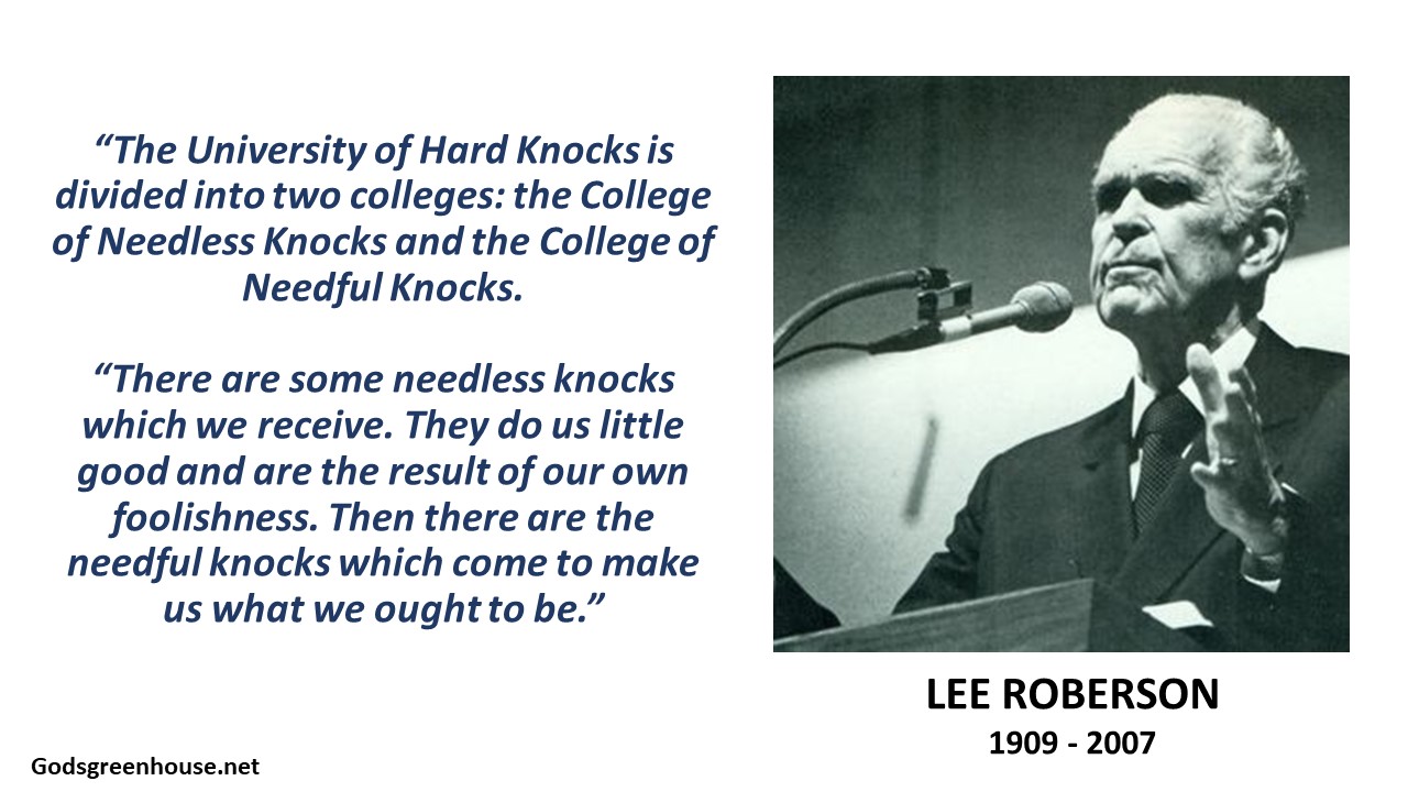 Lee Roberson Quotes